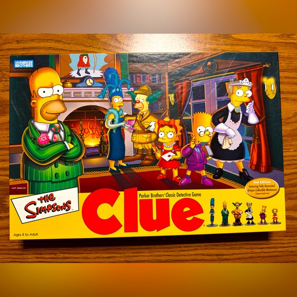 parker brothers | Toys | The Simpsons Clue Game 2nd Edition | Poshmark